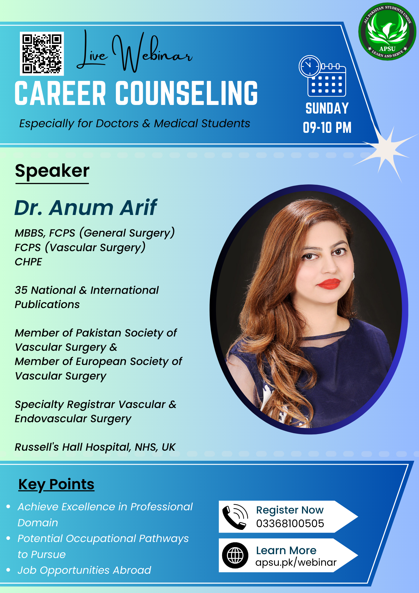 Career Counseling Webinar for Medical Students and Doctors